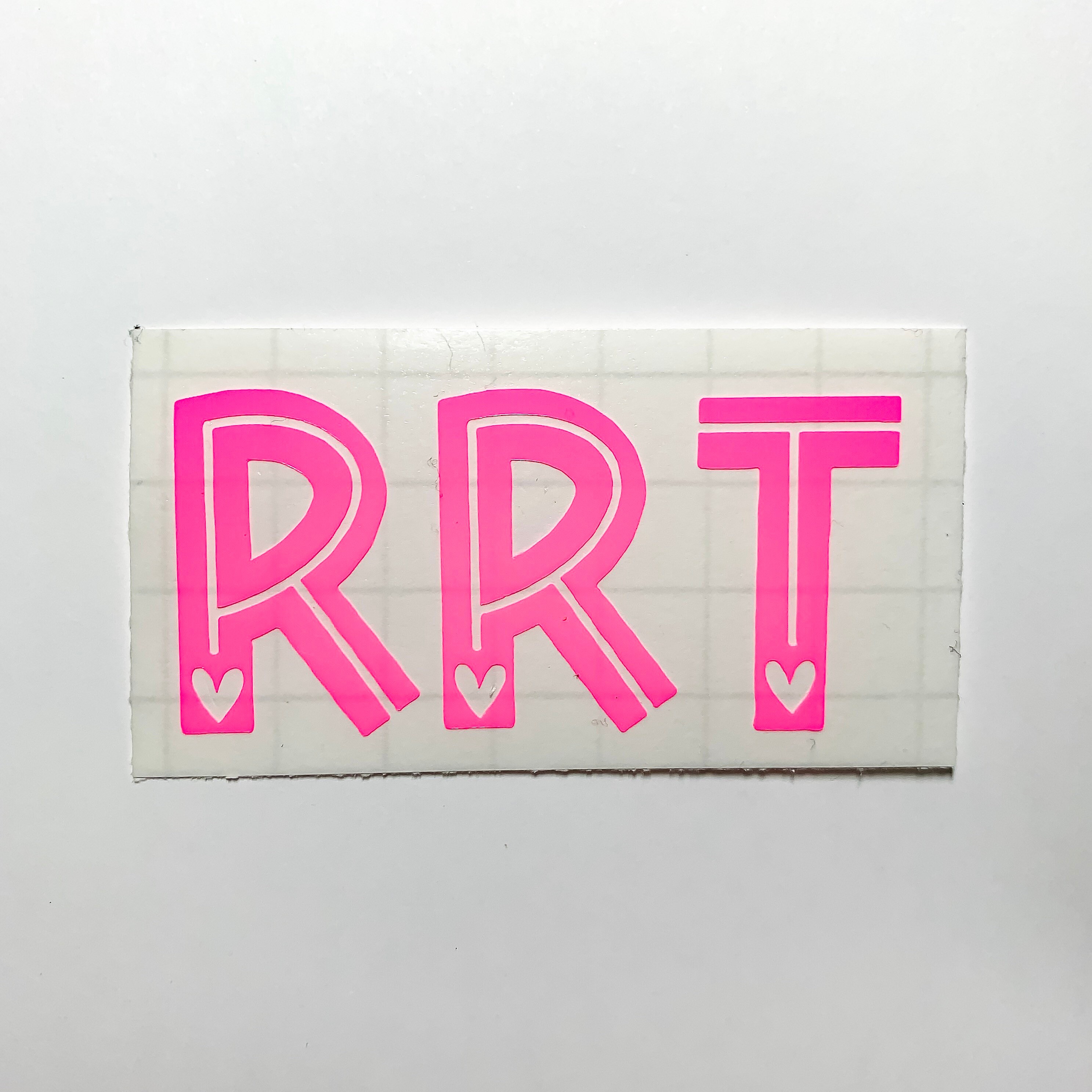 RRT Decal / Respiratory Vinyl / RRT Sticker / Registered Respiratory ...