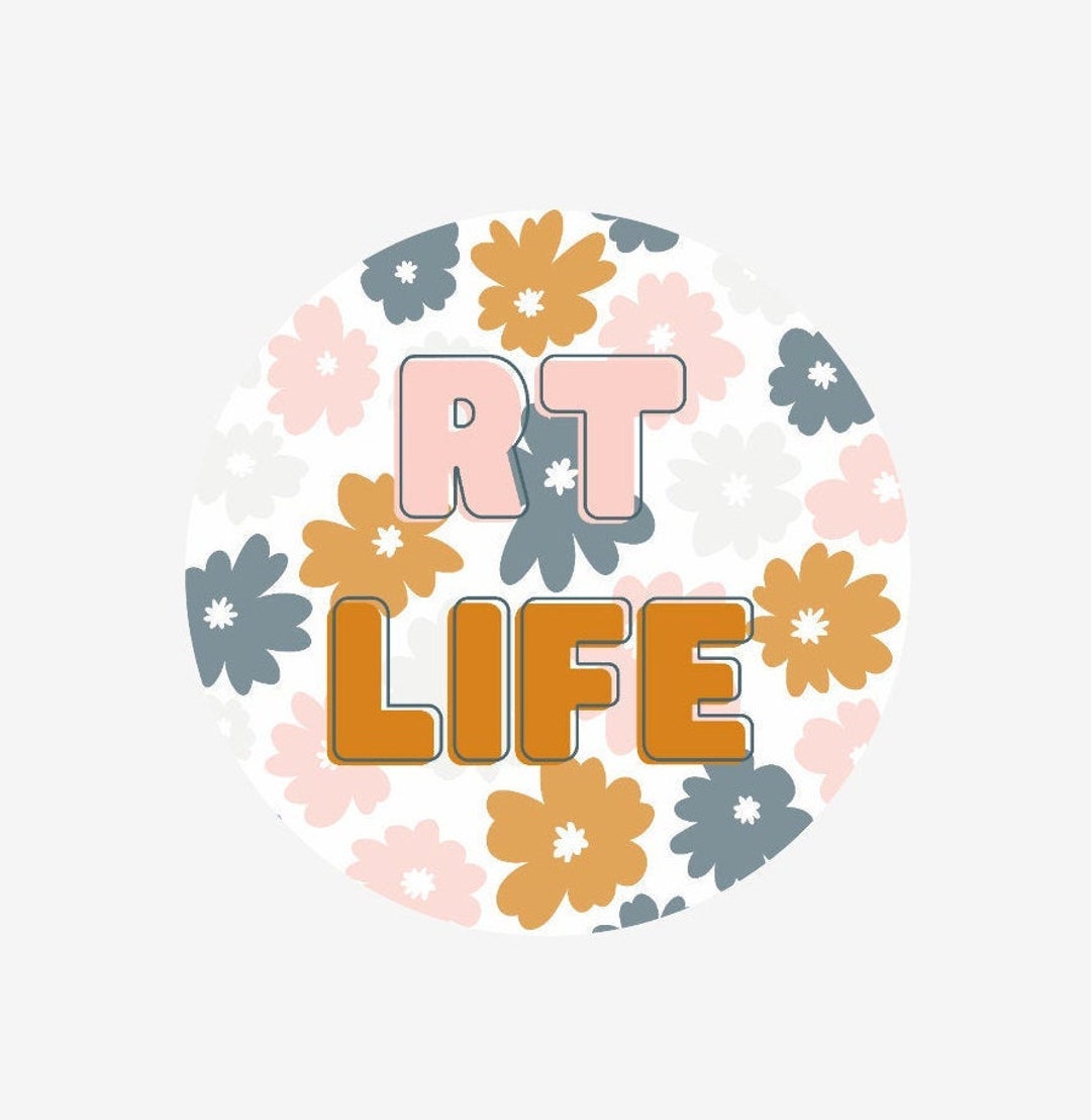 RT Life Sticker / Respiratory Therapy Sticker / Respiratory Therapist ...