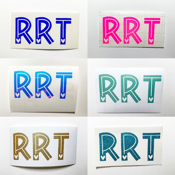 Paper & Party Supplies Respiratory Vinyl RRT sticker Registered ...