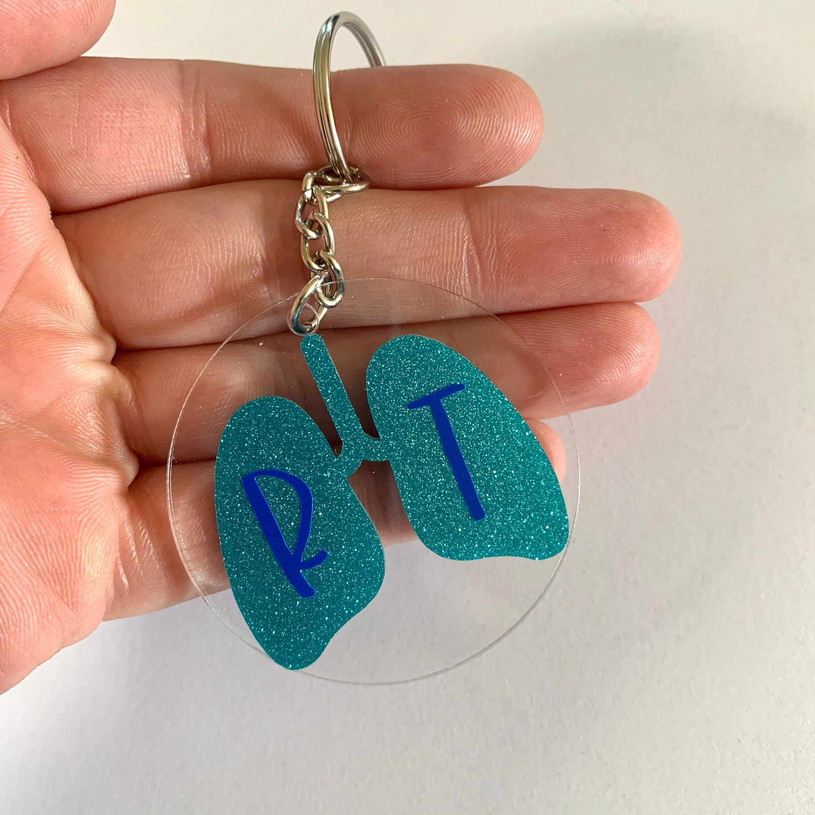 RT Lung Keychain / Respiratory Therapy / Respiratory Therapist | Etsy
