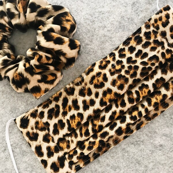 Cheetah Face Mask - Etsy