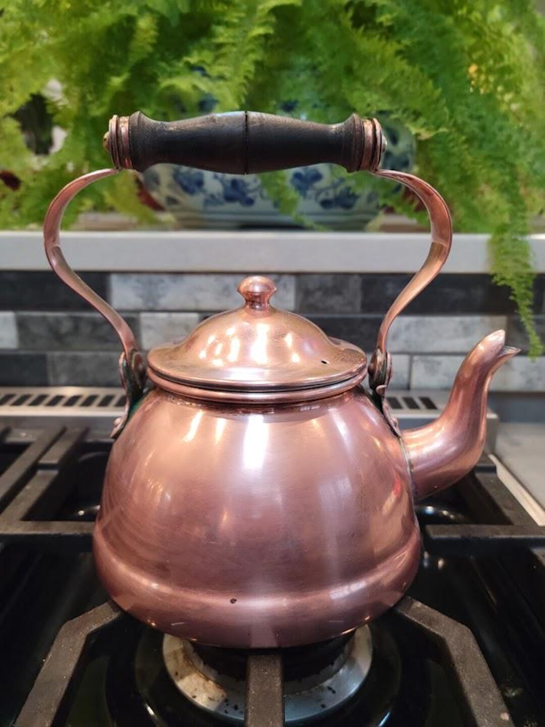Vintage Douro Small Copper Tea Kettle - Etsy