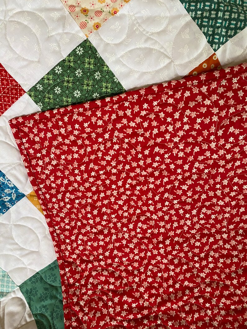 Handmade Scrappy 30s Style Quilt - Etsy