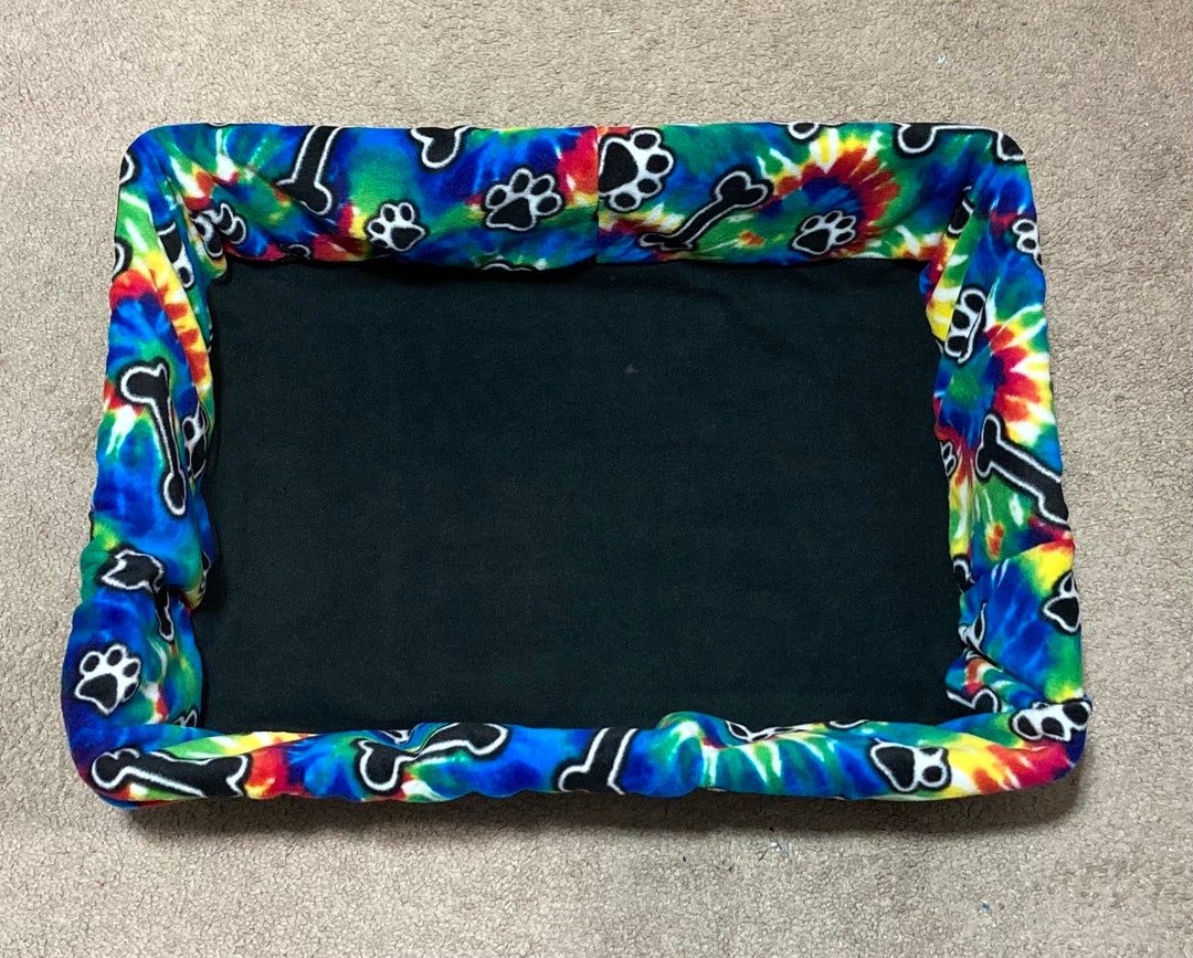 Tiny Dog Whelping Box Cover Liner for Litters Puppies Kittens - Tie Dye ...