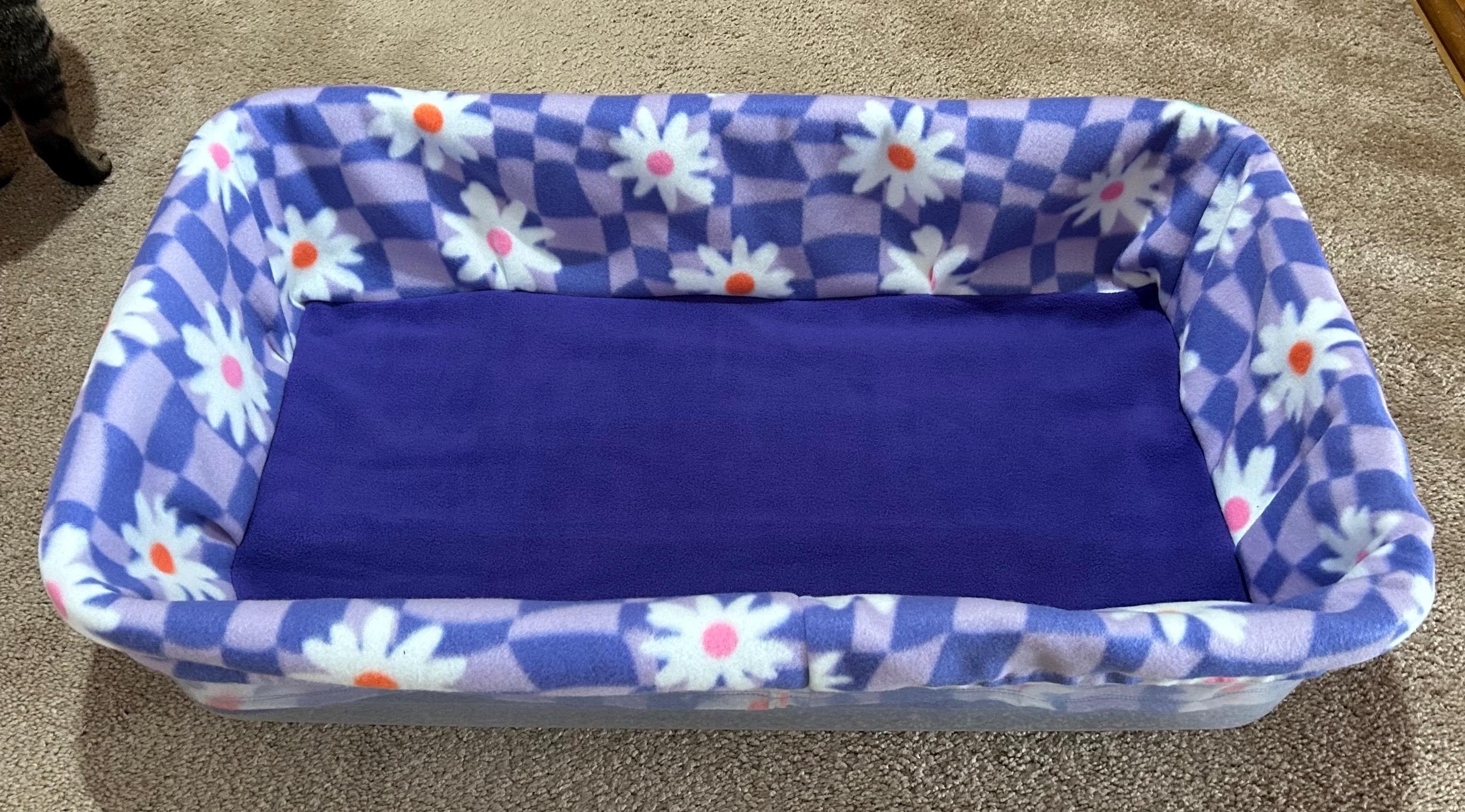 Fleece Whelping Box Liner – Pink Hearts and Paws, Under Bed Storage - Etsy