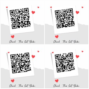 Digital Printable Romantic Gift Card With Emotional Slow Hit Songs Qr ...
