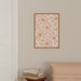Pink Groovy Flowers Print Boho Wall Art Flower Prints - Etsy