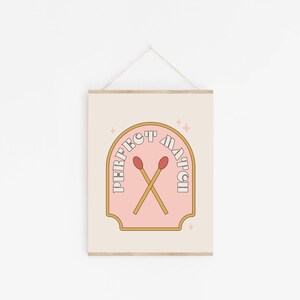 Perfect Match Print, Valentines Day Print, Boho Valentines Day ...