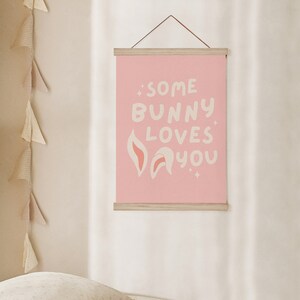 Some Bunny Loves You Print, Kids Easter, Playroom Prints, Spring Prints ...