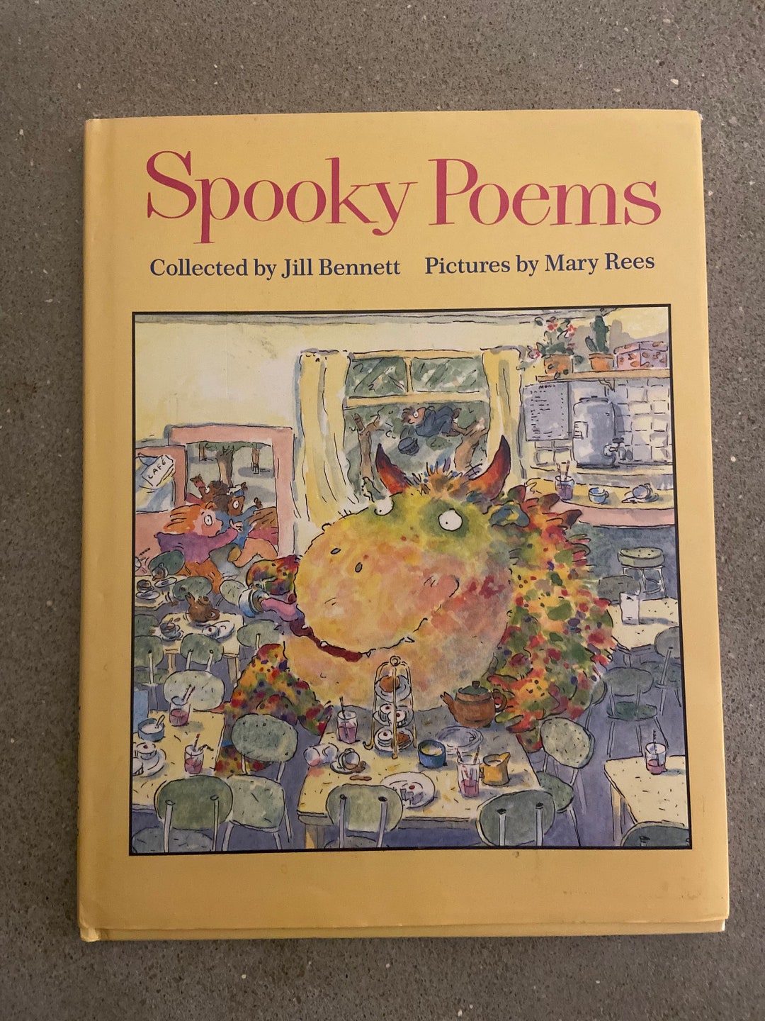 Vintage Child Spooky Poem Book - Etsy