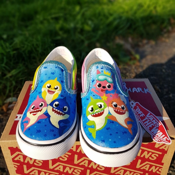 Baby Shark Vans for Girls - Etsy