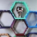 Funko Pop! and Collectable Figure Shelf Shadowbox Hex Interlocking Tile ...