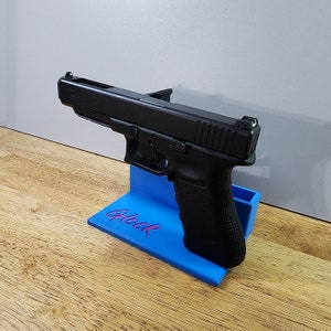 Glock Pistol Display Stand Magazine Holder Multicolor 9mm 3d Printed ...