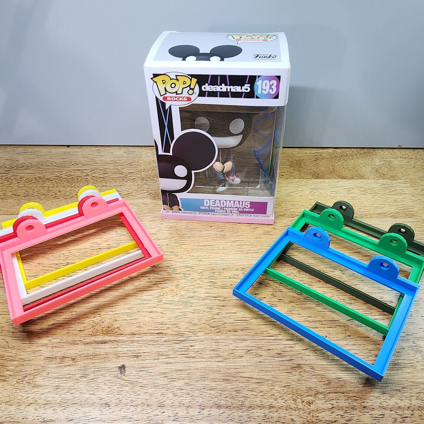 Custom 3D Printed Funko Pop Vinyl Wall Display Stand In-box Holder for ...