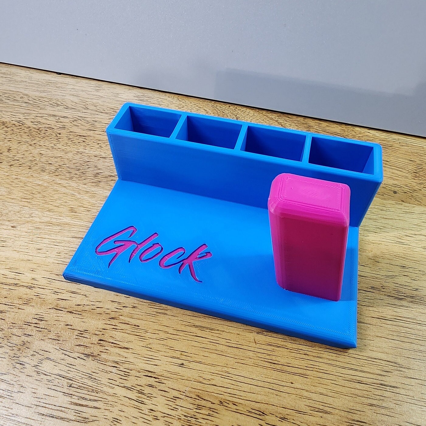Glock Pistol Display Stand Magazine Holder Multicolor 9mm 3d Printed ...