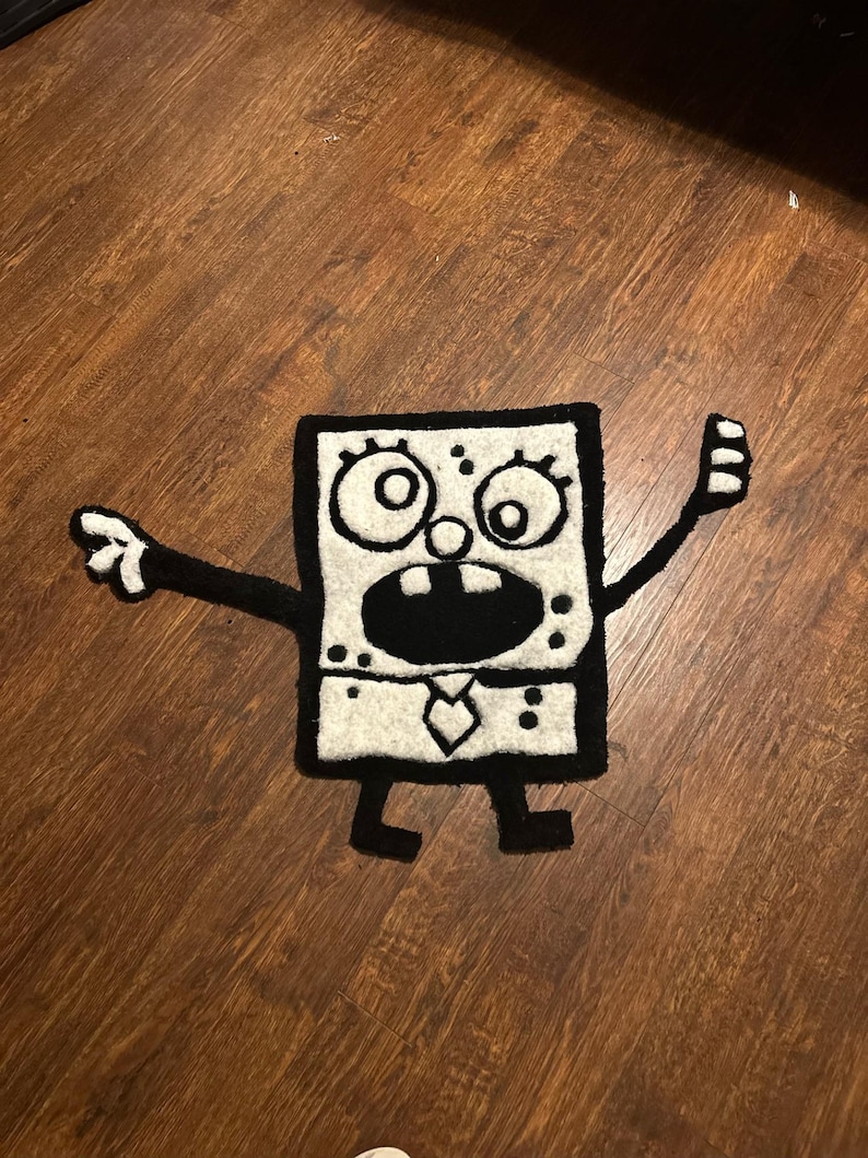 Custom Fan Art Doodlebob Rug - Etsy