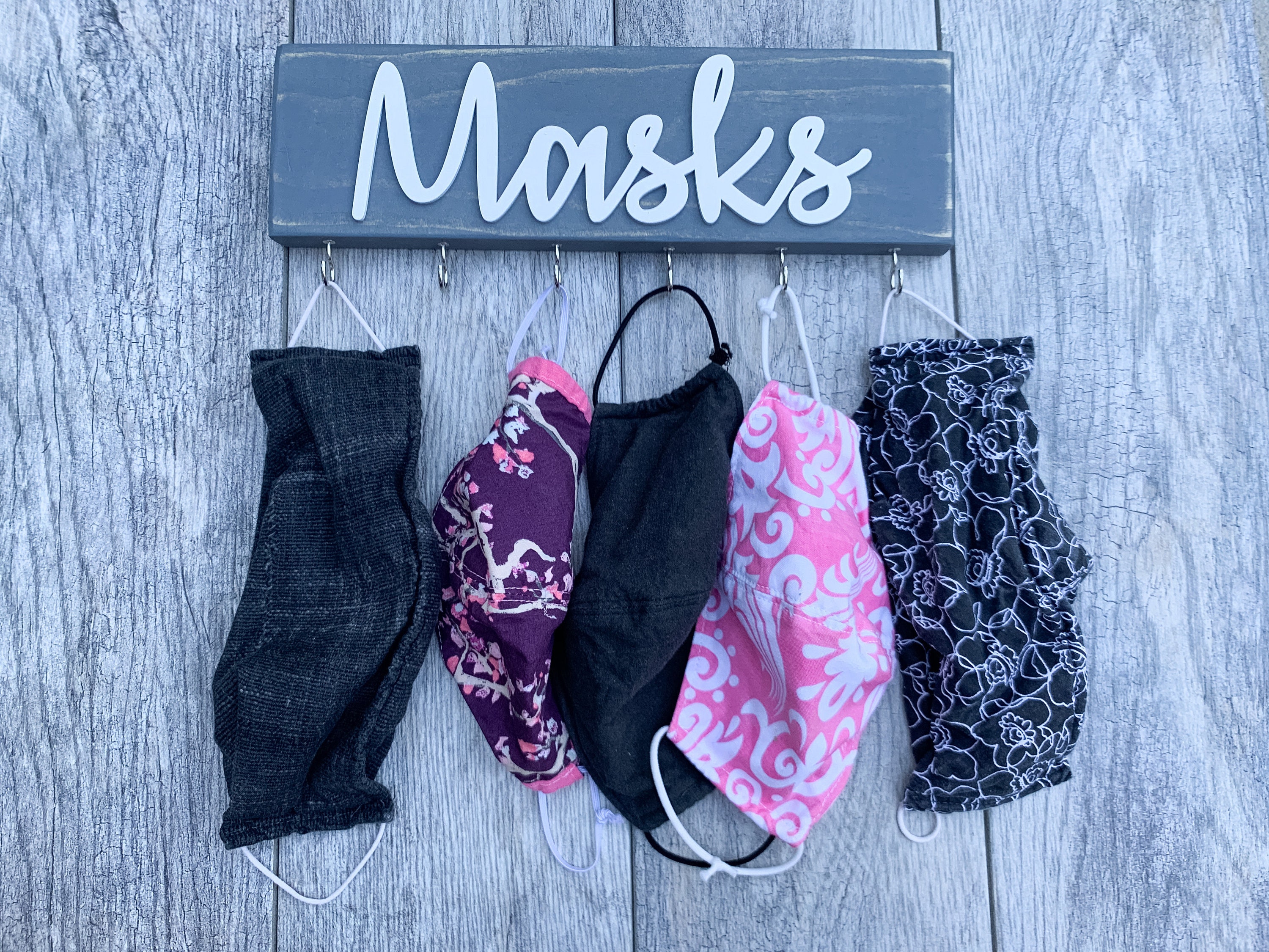 Mask Holder Mask Rack Mask Organizer Face Mask Rack Face Mask - Etsy