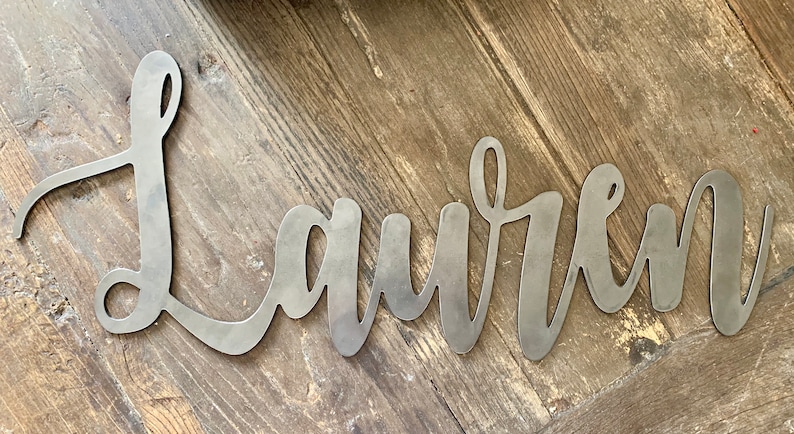Personalized Metal Name Sign Custom Metal Name Sign Custom - Etsy