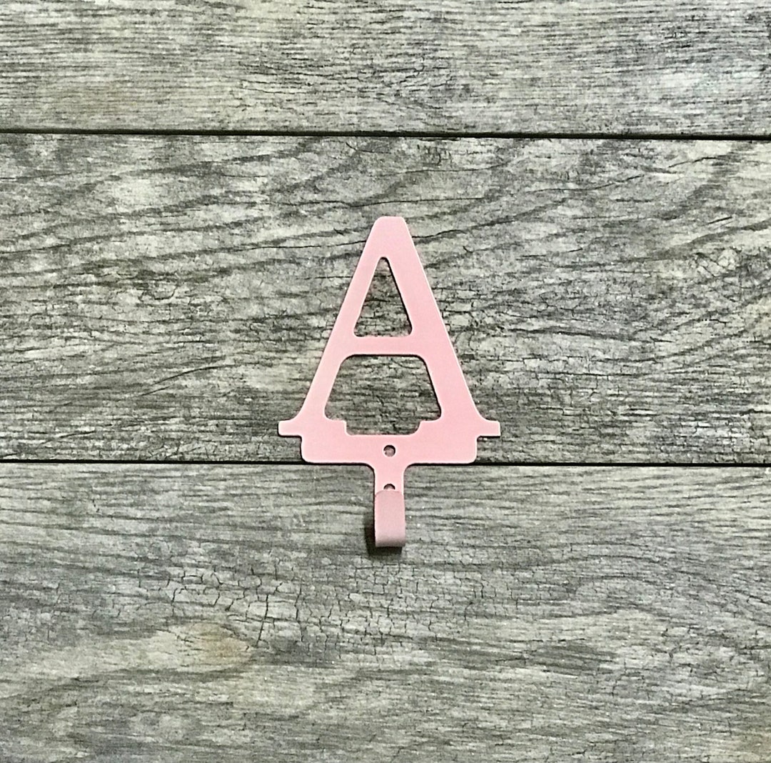 Kids Letter Hooks Towel Hanger Letter Coat Hanger Metal Individual ...