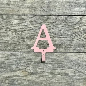 Personalized Metal Letter Hooks: Perfect for Hanging Backpacks, Hats ...