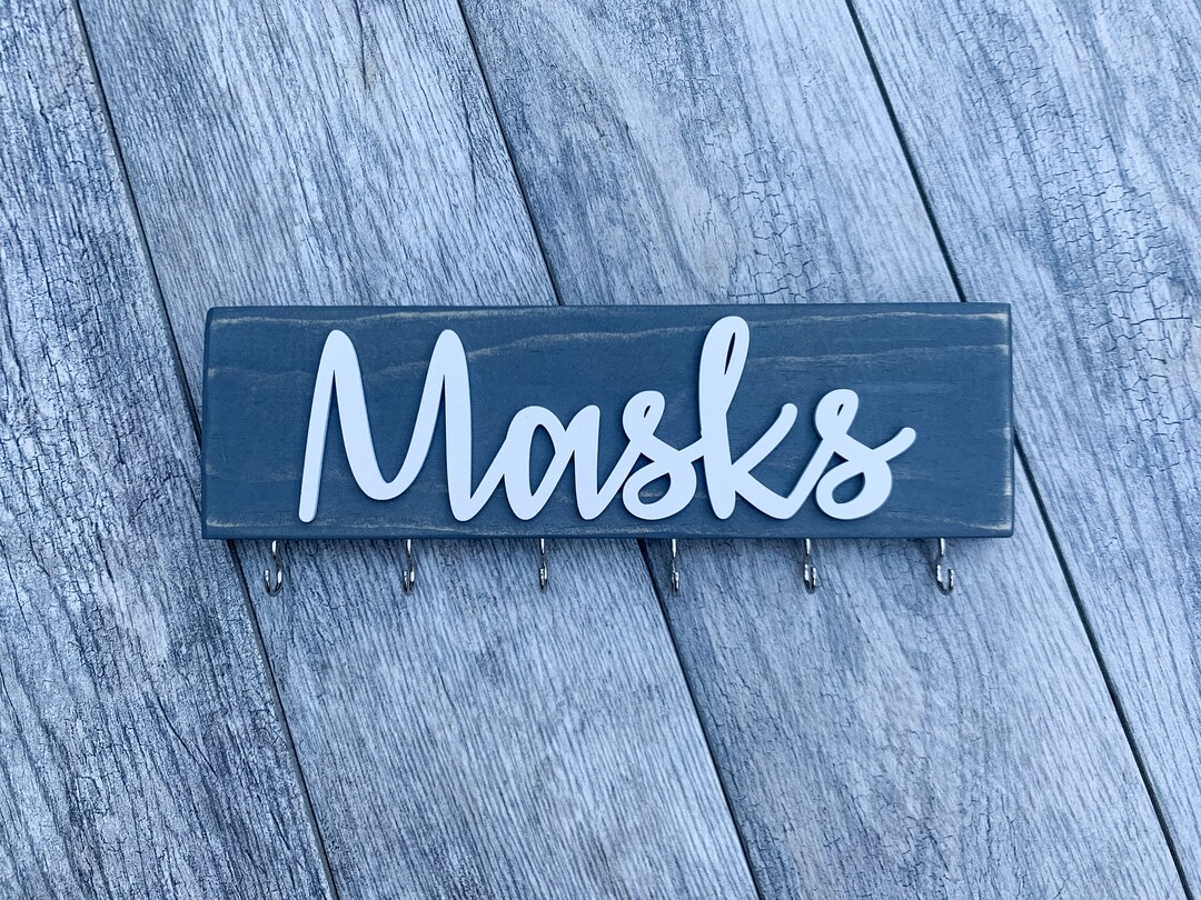 Face Mask Organizer for Home Mask Organizer Face Mask Rack Mask Hanger ...
