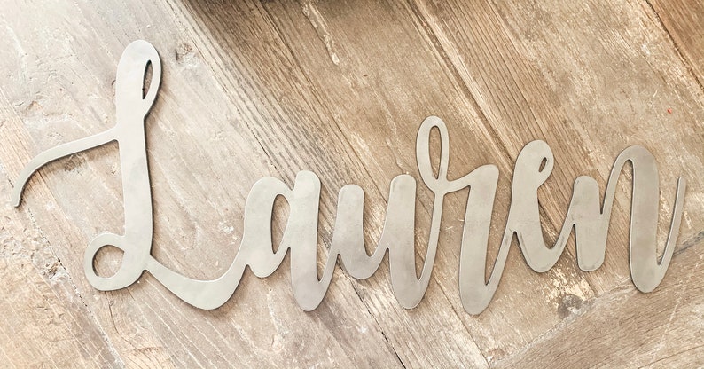 Personalized Metal Name Sign Custom Metal Name Sign Custom - Etsy