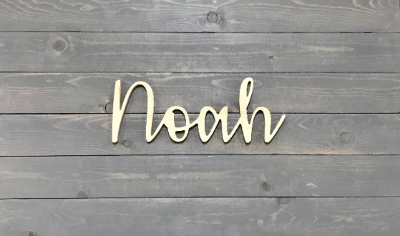 Laser Cut Wood Table Names Custom Laser Cut Name Signs - Etsy