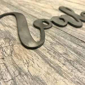 Name Sign Metal Name Personalized Metal Name Sign Custom Metal Name ...
