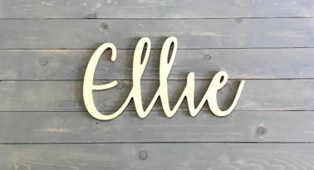 Laser Cut Wood Names Custom Laser Cut Name Signs Wedding Place - Etsy