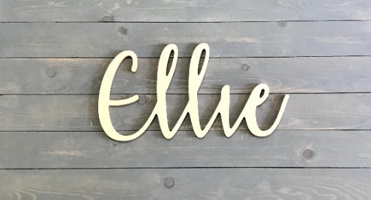 Laser Cut Wood Table Names Custom Laser Cut Name Signs - Etsy