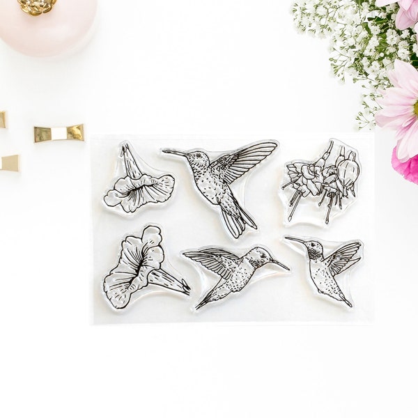 Hummingbird Stamp - Etsy