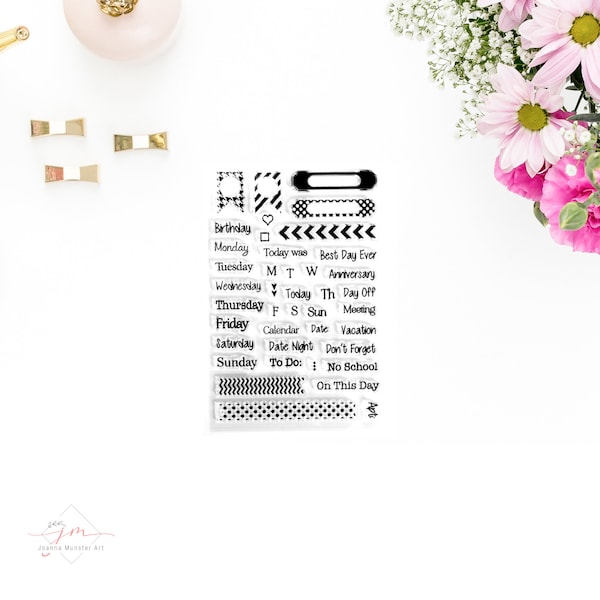 Planner Stamps - Etsy