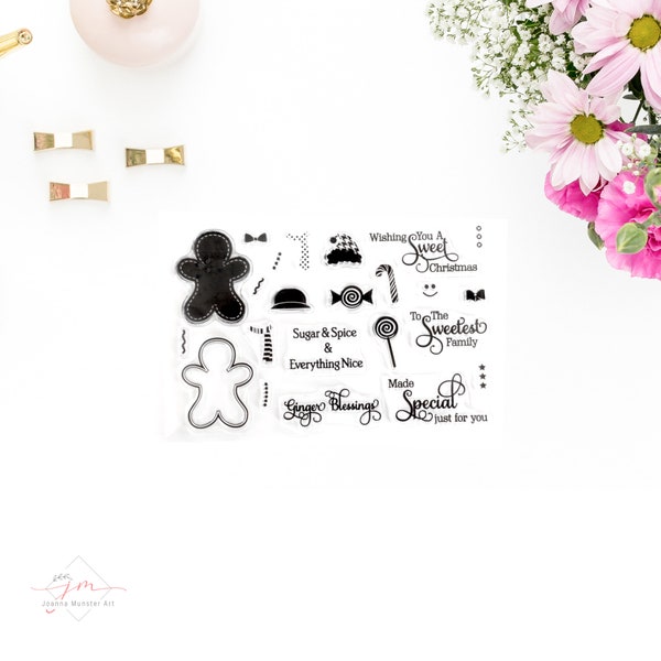 Gingerbread Stamp - Etsy