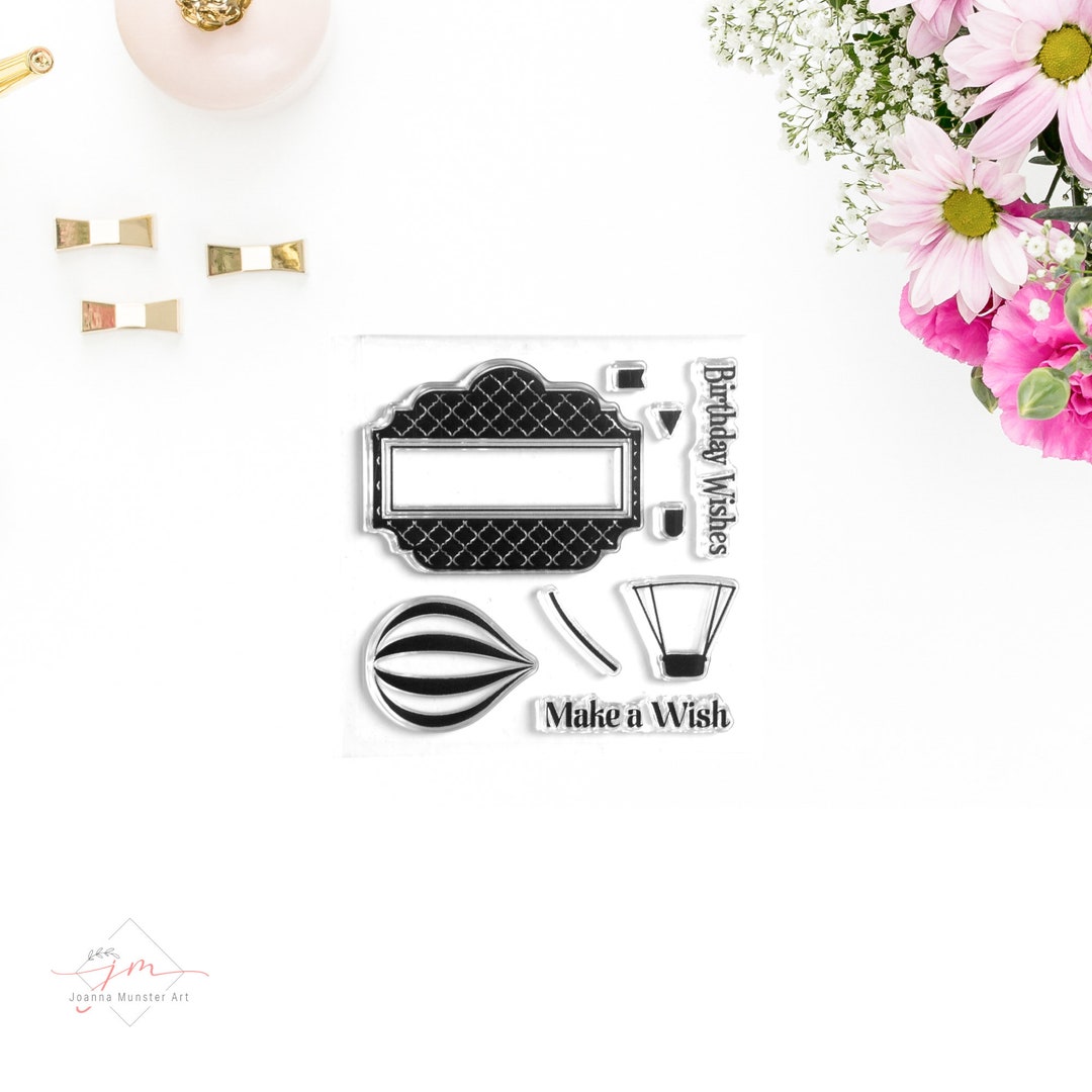 Birthday Balloon Stamp Set | Balloon Stamps | Birthday Stamp Set ...