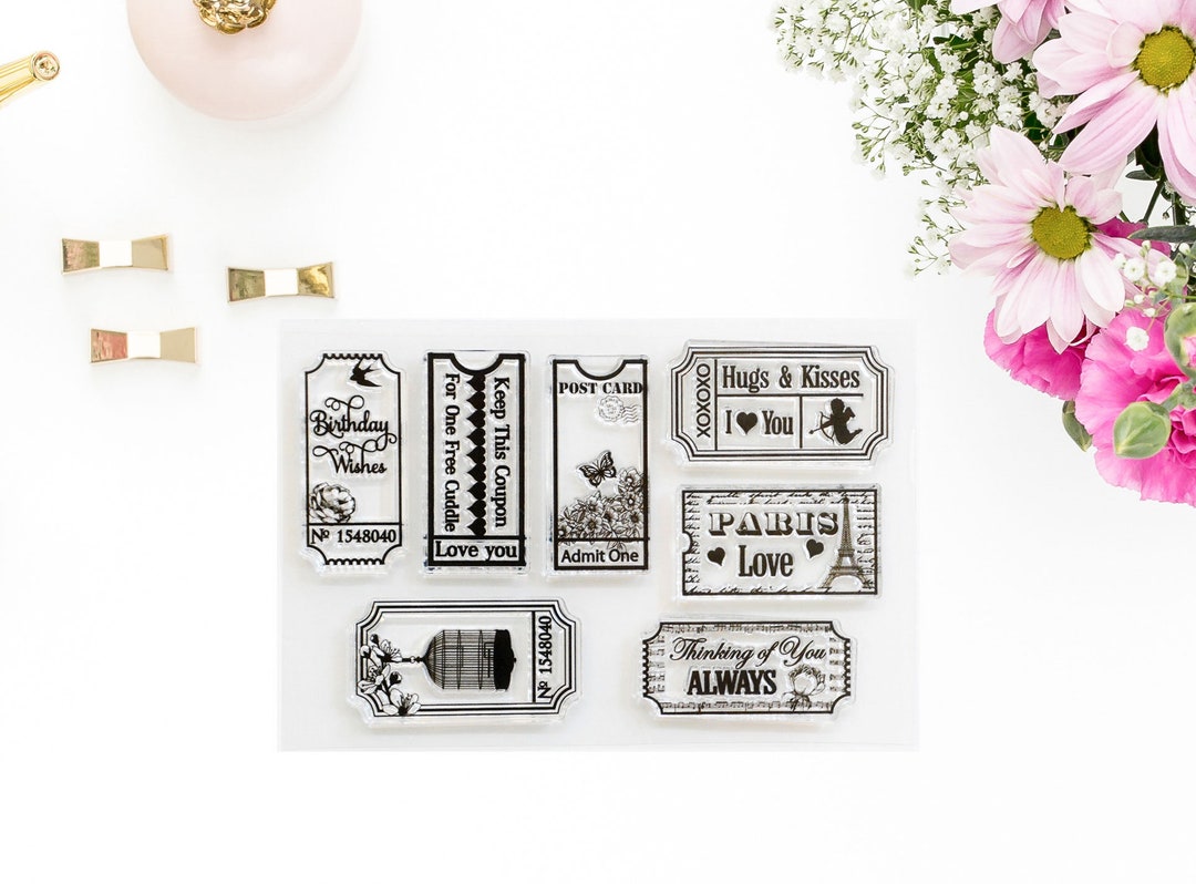 Vintage Ticket Stamp Set | Vintage Postage Stamps | Halloween | Vintage ...