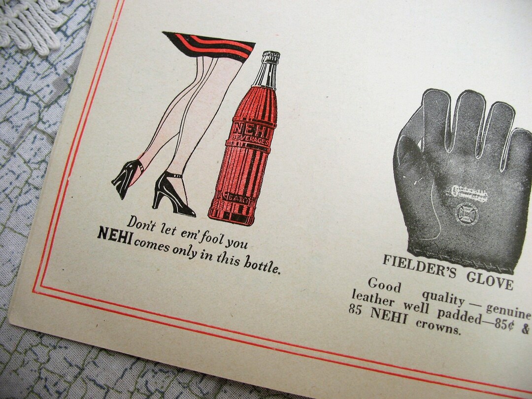 Vintage Antique NEHI Soda Pop Premium Catalog Booklet Oklahoma ...