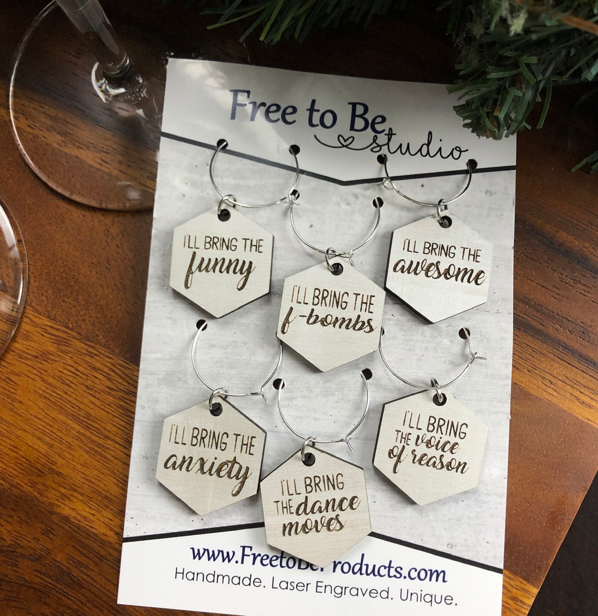Hilarious Girls' Night/ Party/ Holiday Wine Charms - Etsy