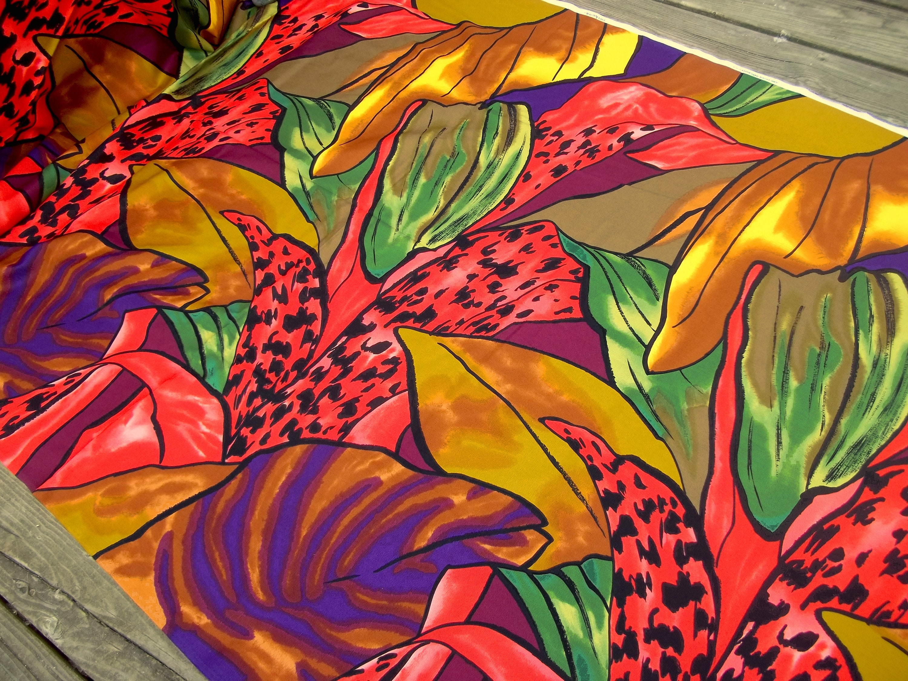 Tropical Material Hawaiian Print Fabric Cushion Fabric - Etsy