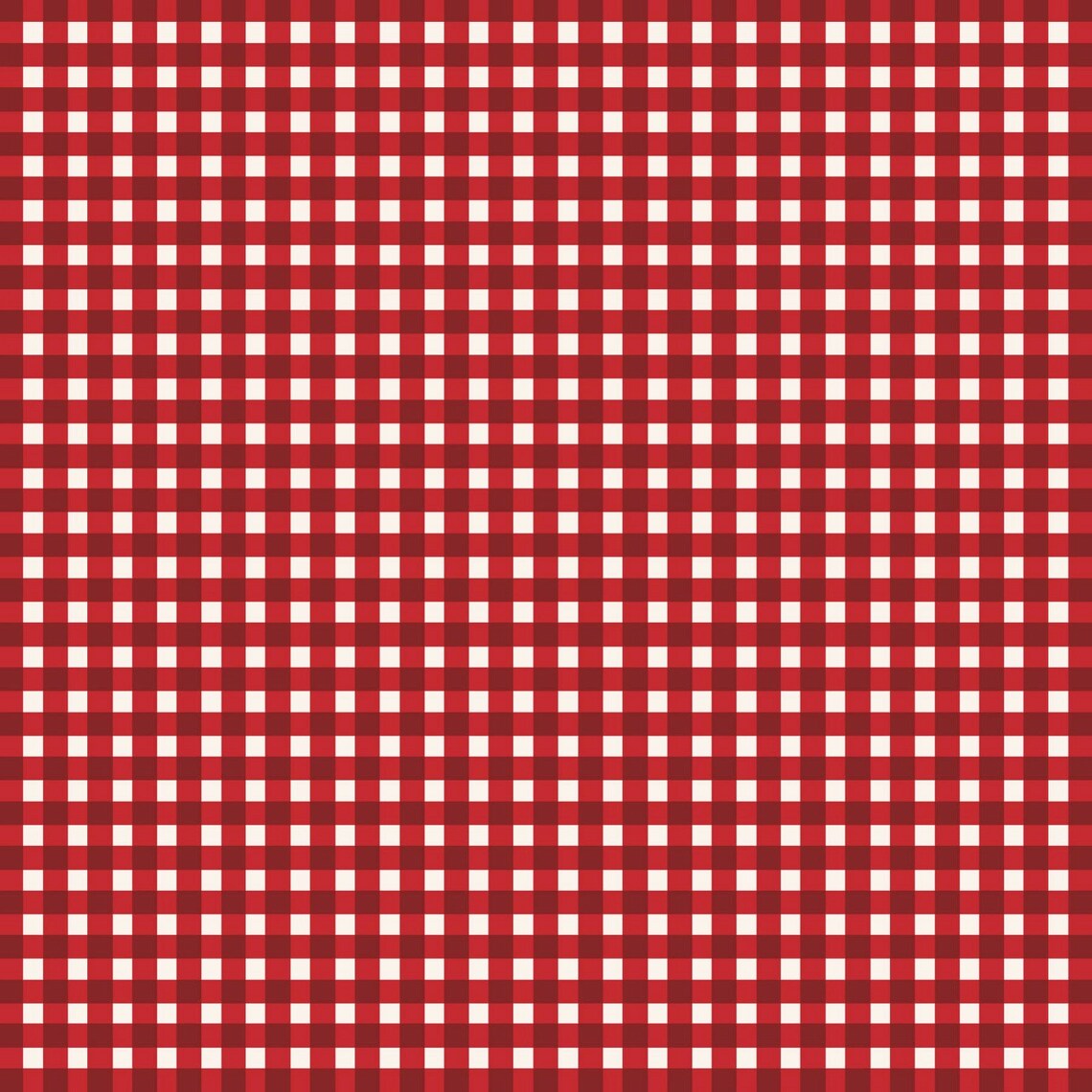 Red Gingham Fabric, Red Check Fabric, Gingham Prints, Red & White Check ...