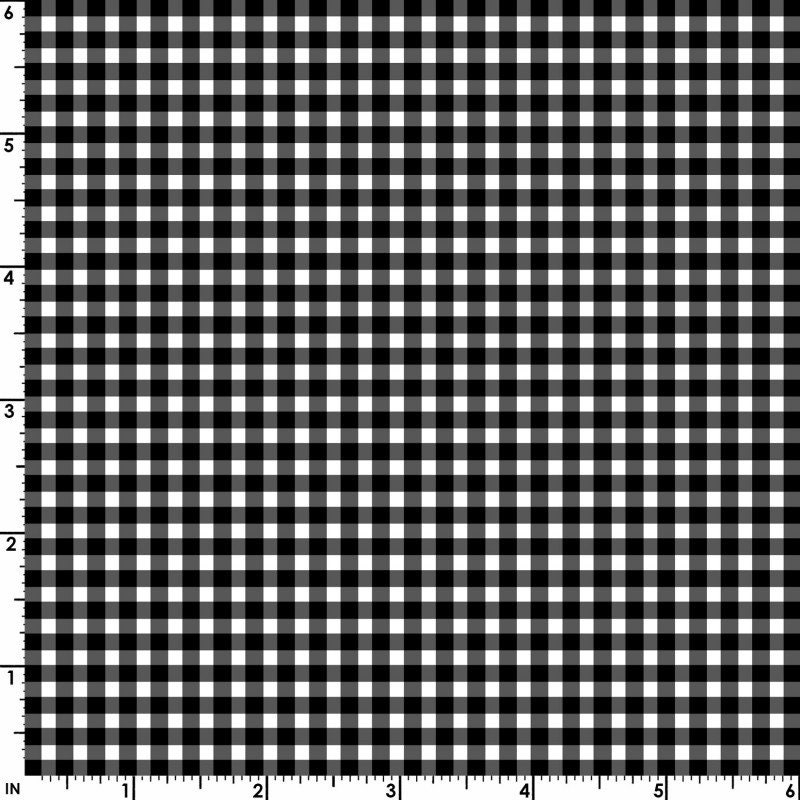Black and White Check Fabric - Etsy