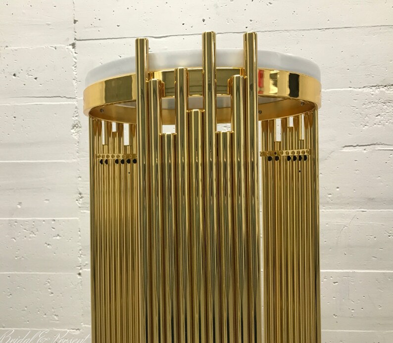 New Set of 3 Pcs Plinths Gold Round Metal Plinths Wedding - Etsy