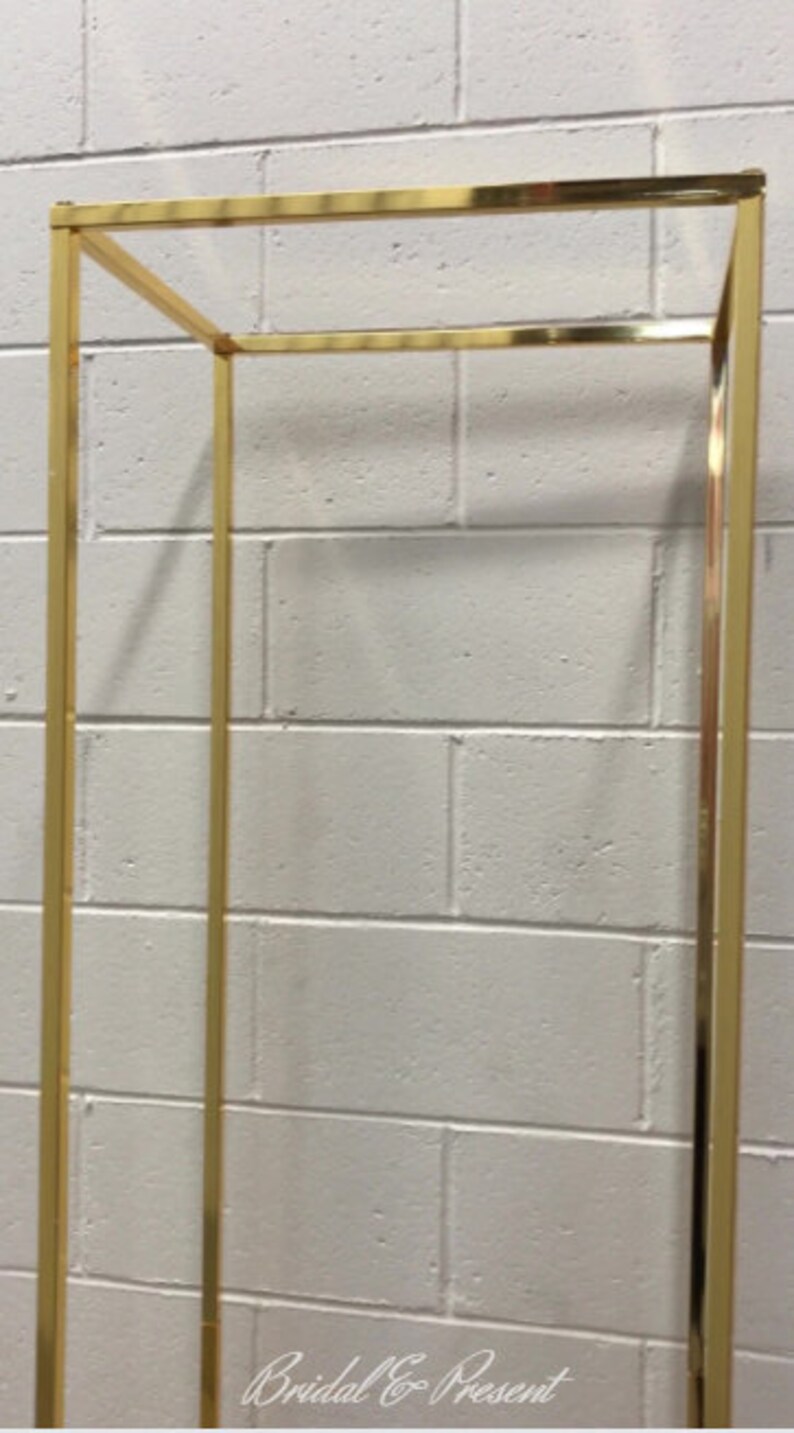 New Custom 6.5ft Metal Rectangular Tall Floral Stand/Geometric | Etsy