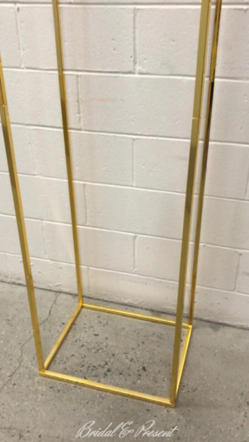 New Custom 6.5ft Metal Rectangular Tall Floral Stand/Geometric | Etsy