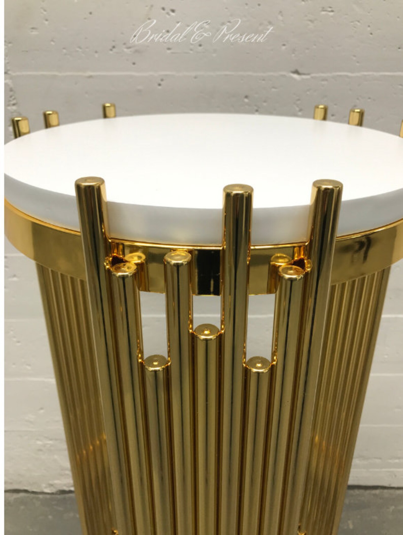 New Set of 3 Pcs Plinths Gold Round Metal Plinths Wedding - Etsy UK