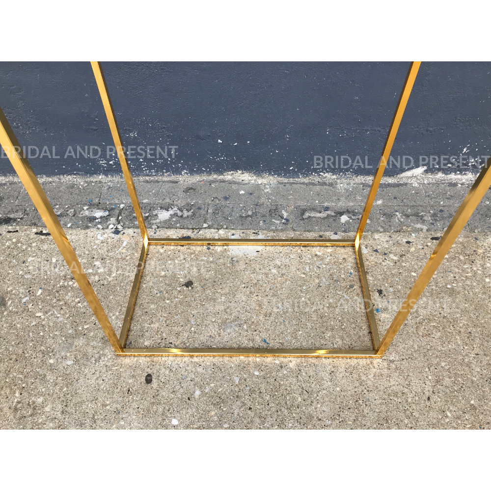 Custom 6.5ft Metal Rectangular Tall Floral Stand/geometric - Etsy