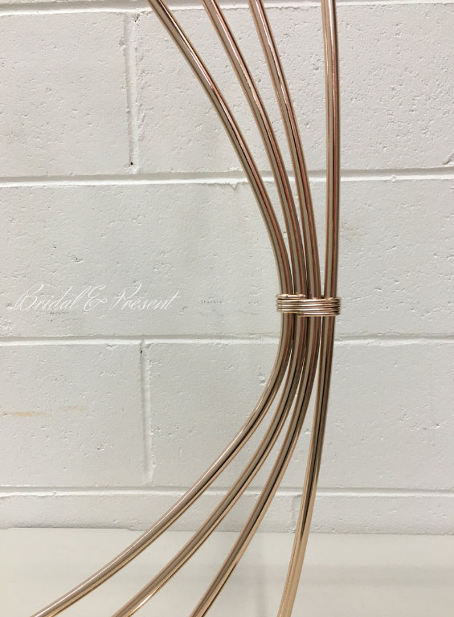 Gold U-shape/c-shape Metal Tall Centerpiece/geometric - Etsy
