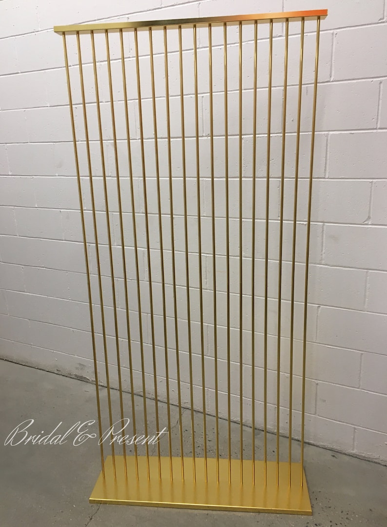 New 6.5ft Metal Rectangular Tall Floral Stand/geometric - Etsy