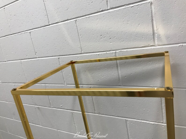 New Custom 6.5ft Metal Rectangular Tall Floral Stand/Geometric | Etsy