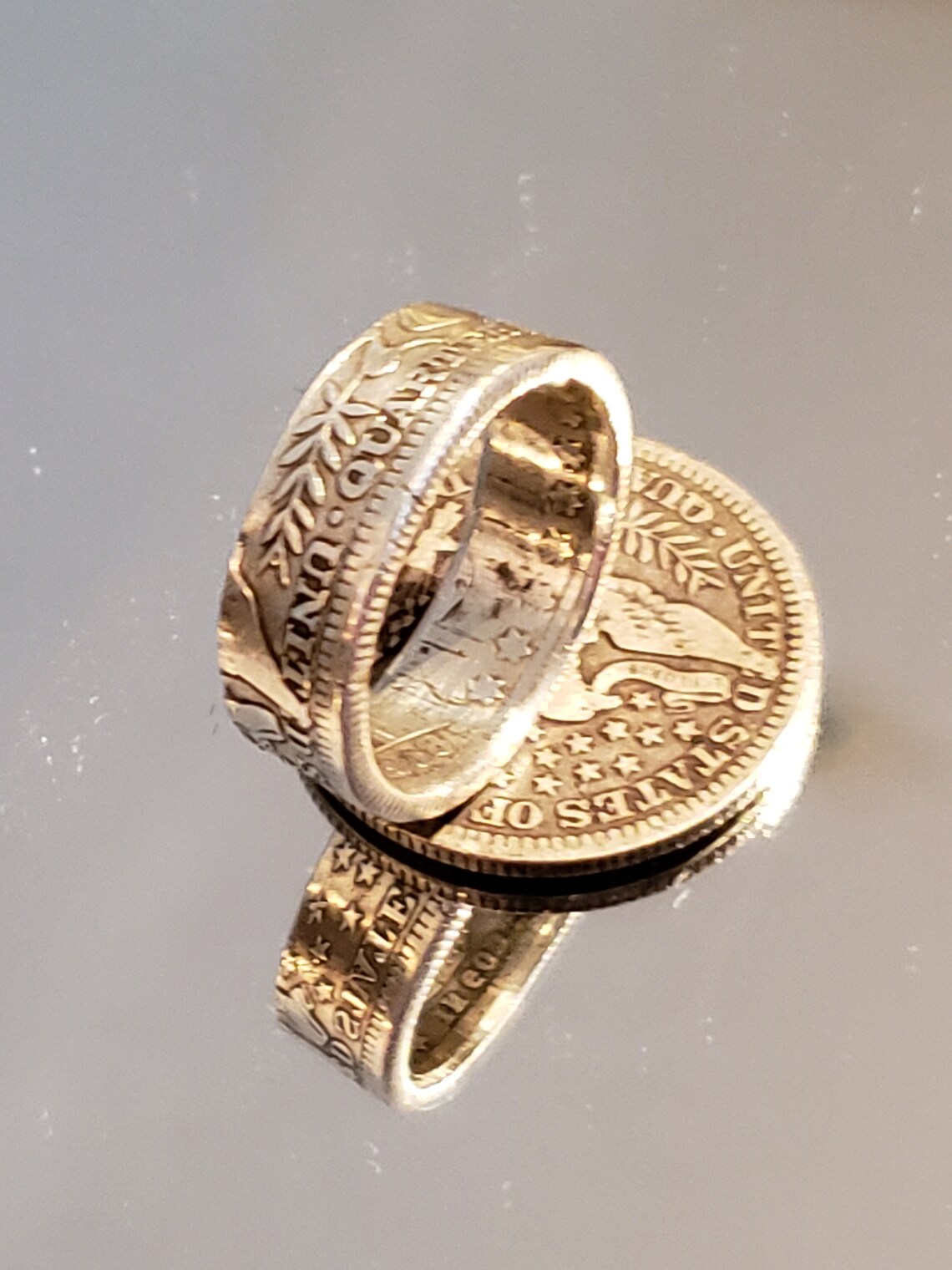 Barber US 25 Cent Coin Ring - Etsy