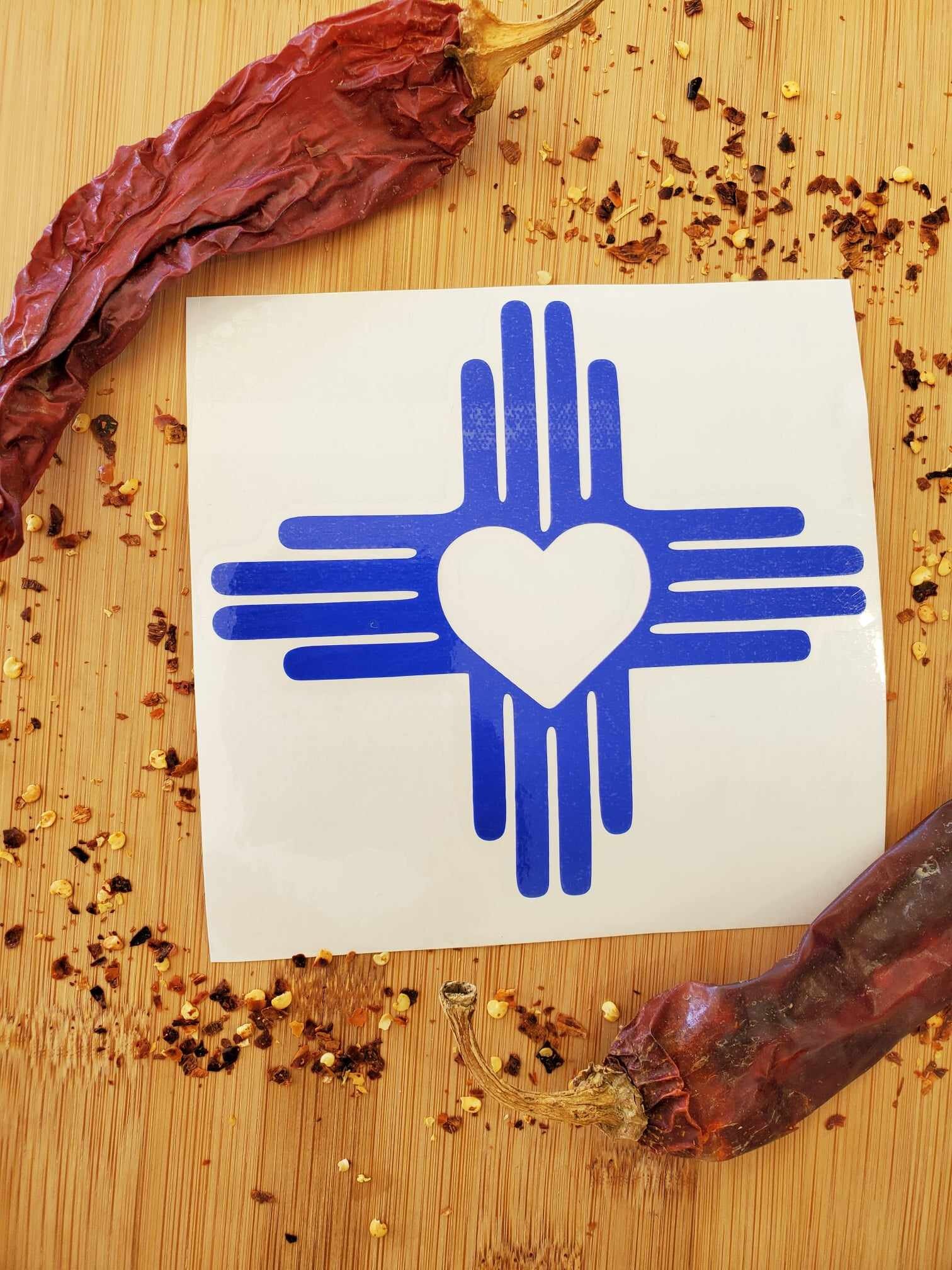 Zia Heart Symbol Decal, Zia Decal, New Mexico Zia Symbol, Zia, Heart - Etsy